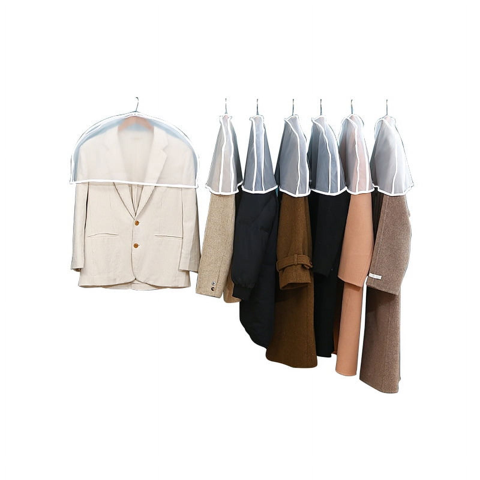 Breathable Plastic Hanging Shoulder Covers for Suit, Coats, Jackets ...