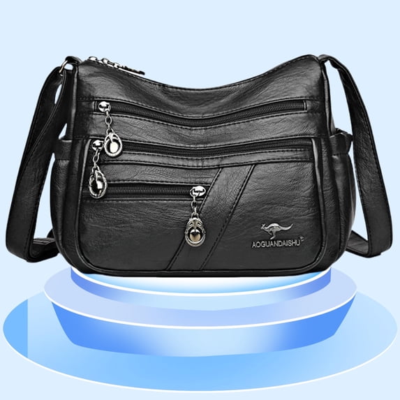 Crossbody Purse for Women Ladies Soft PU Leather Shoulder Bag with ...