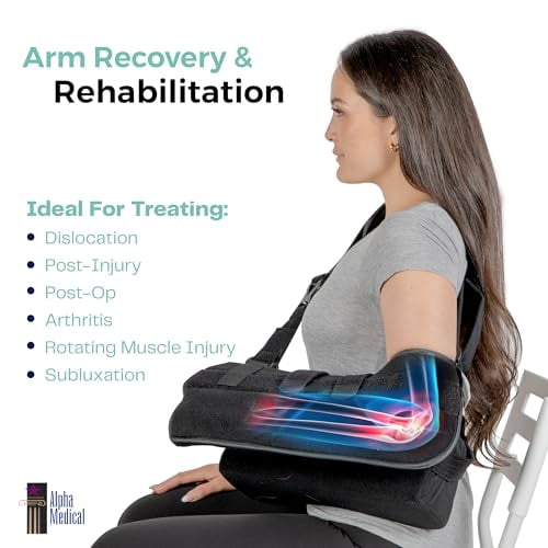 Shoulder Immobilizer w/Removable Pillow – Rotator Cuff – Sublexion – Shoulder Abduction Sling ...