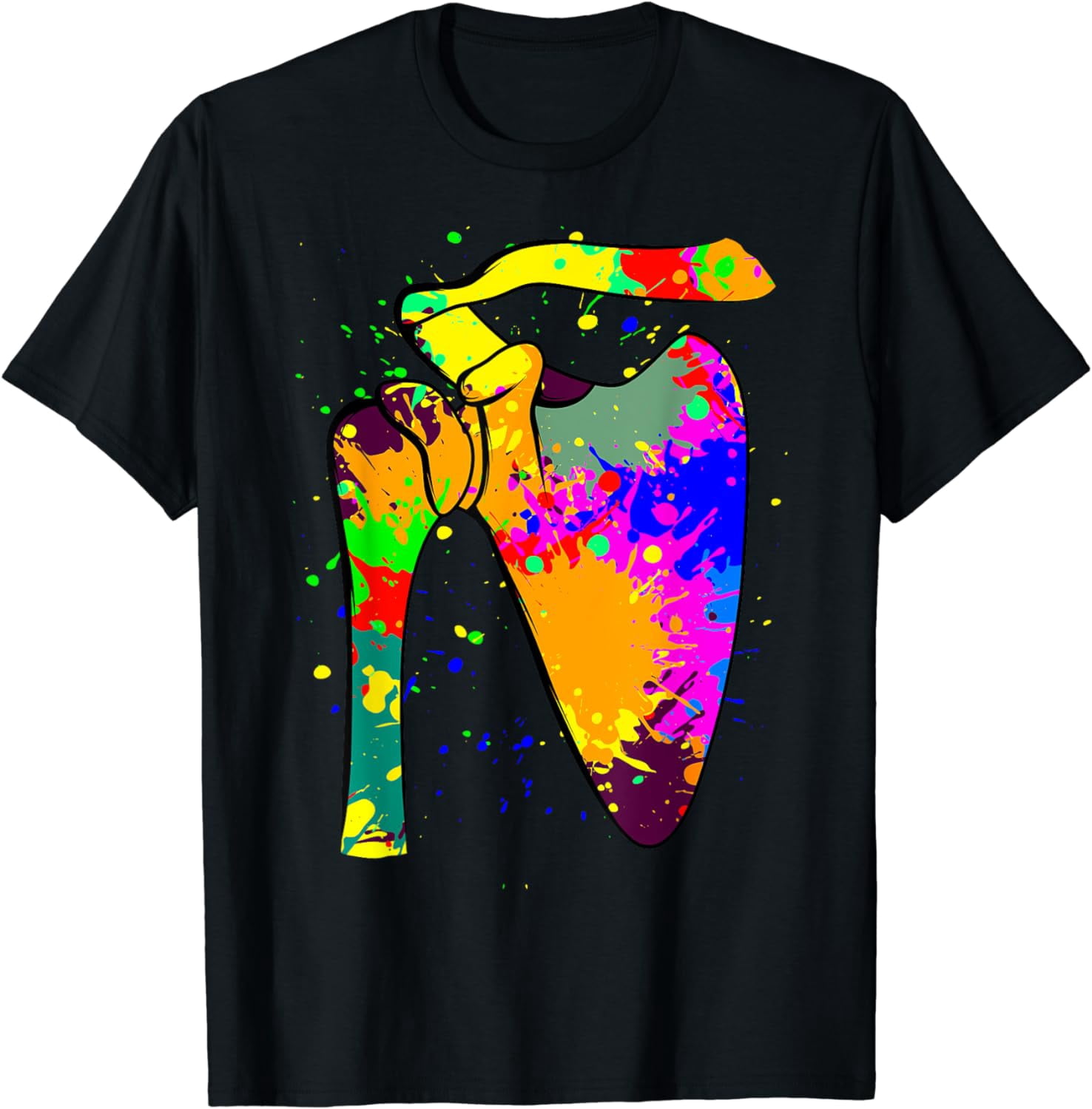 Shoulder Joint Art Paint Surgery Glenohumeral Arthroplasty T-Shirt ...