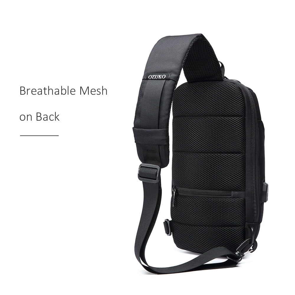 Shoulder Knapsack,Men Water-resistant Cloth Chest Chest Eryue Water ...