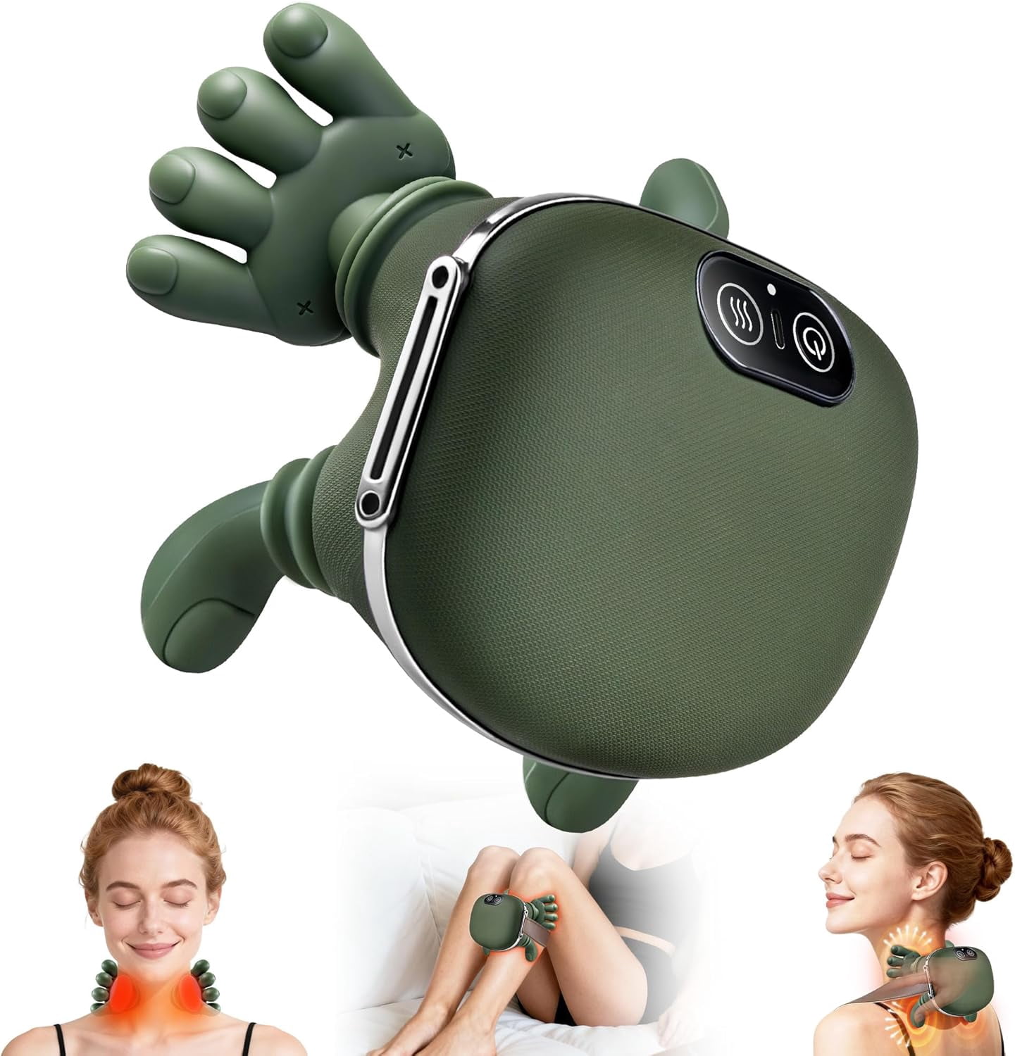 Shoulder and Neck Massager with Heat – Bionic 4D Kneading Massager ...