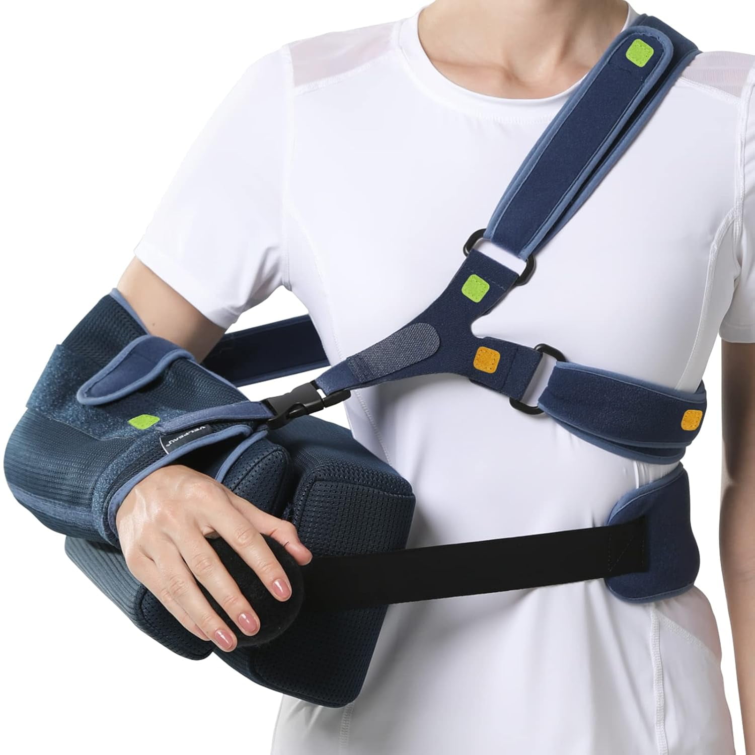 Shoulder Sling Immobilizer with Abduction Pillow Support Brace for ...
