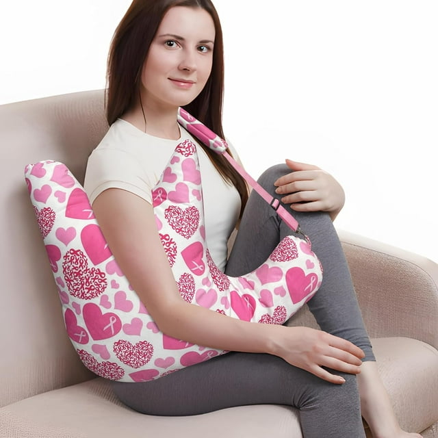 Shoulder Surgery Pillow Rotator Cuff Pillow with Arm Hole Shoulder Pain ...