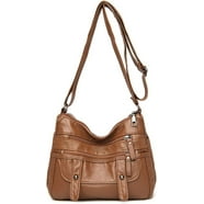 Le Donne Leather Three Slip Crossbody Shoulder Bag LD-9500 - Walmart.com