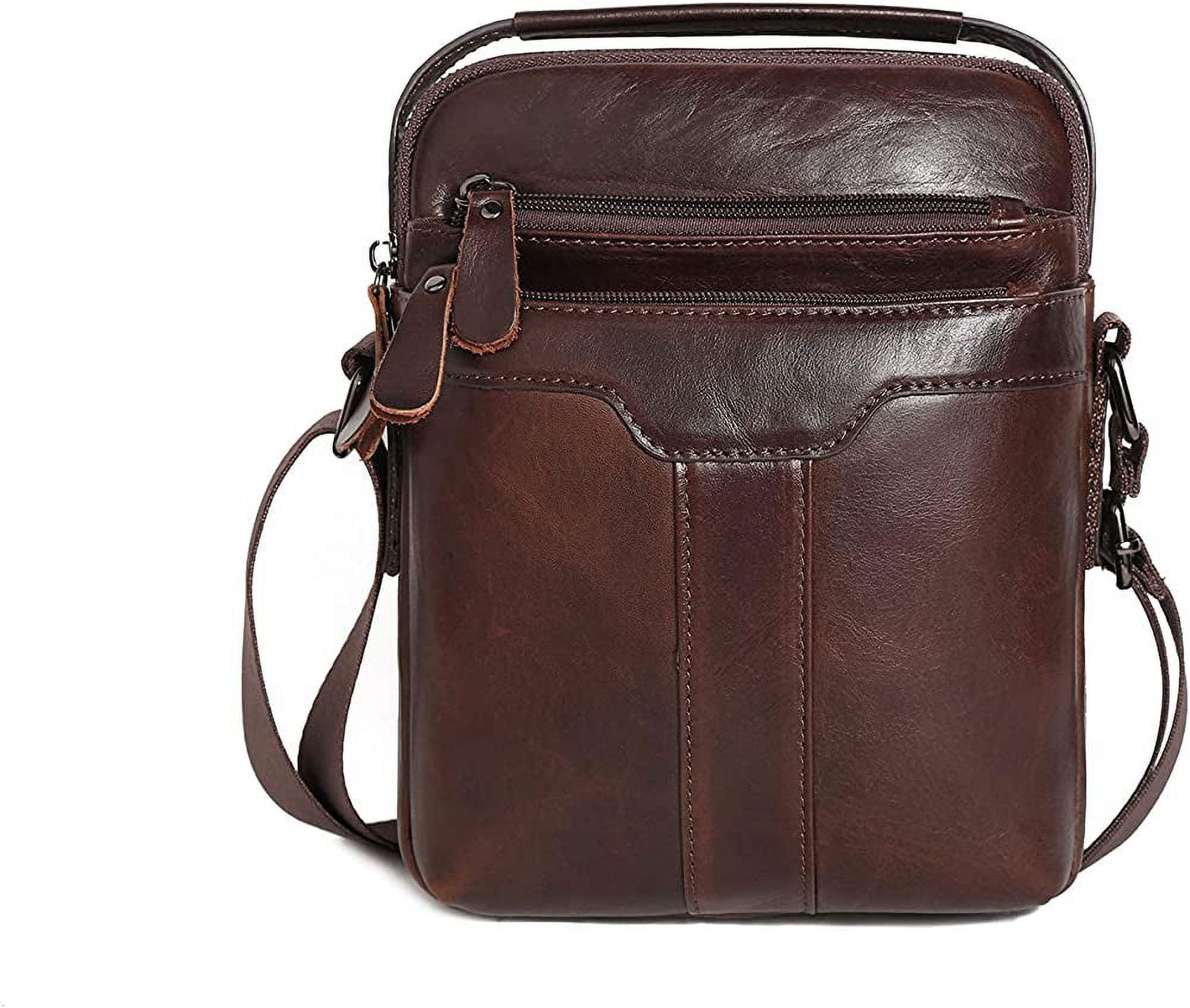 Shoulder bag men genuine leather shoulder bag men vintage men's bag to ...