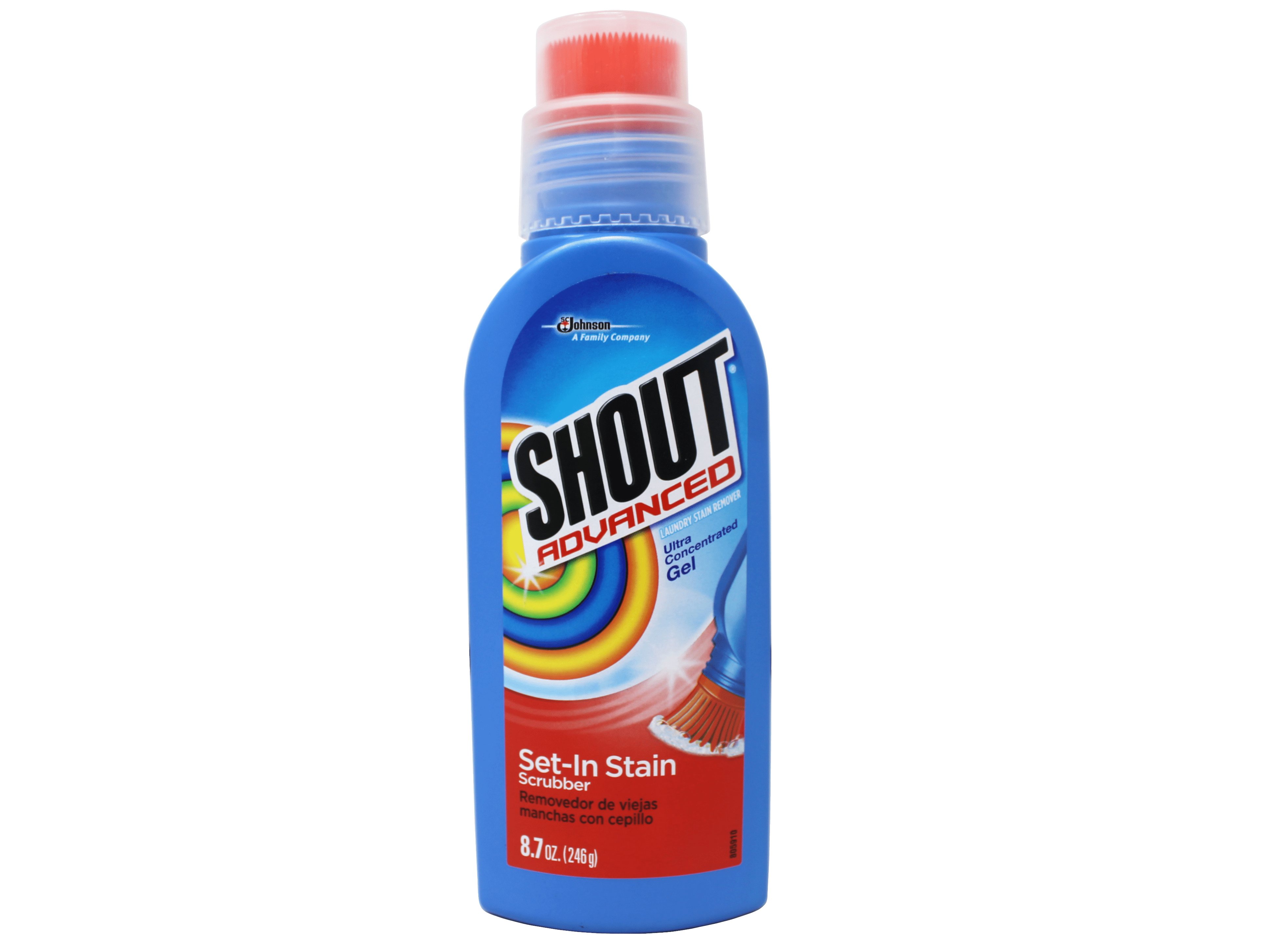 SHOUT Advanced Laundry Stain Remover, Ultra Concentrated Gel for ...