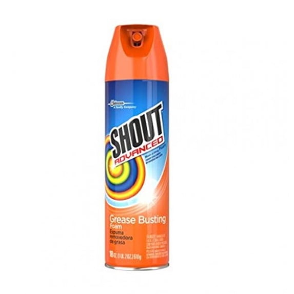 Shout Advanced Grease Busting Foam, Stain Lifting Laundry Remover, Pack ...