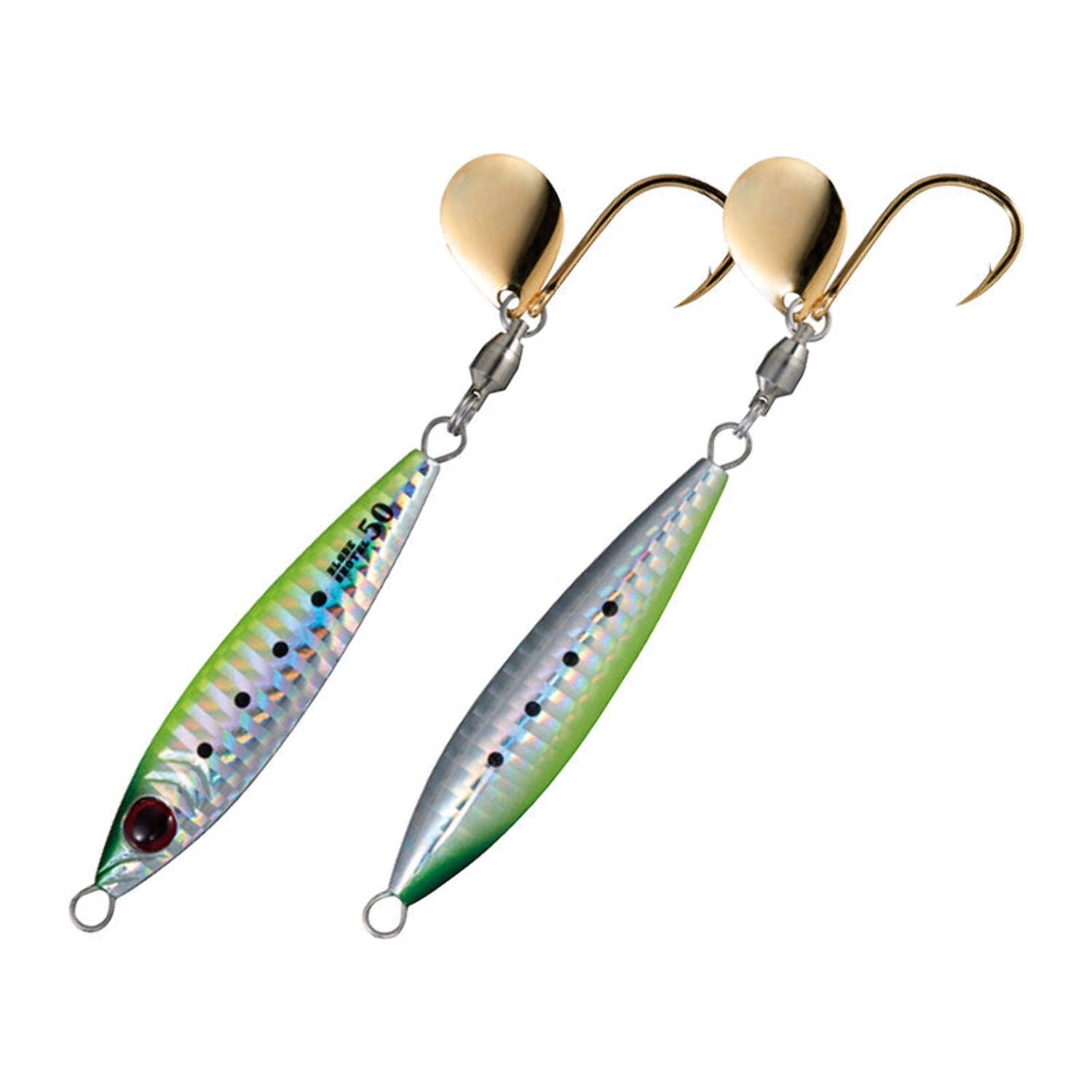 Shout! Blade Shotel Metal Sinking Jig with Assist Hook 125BS / 30g ...