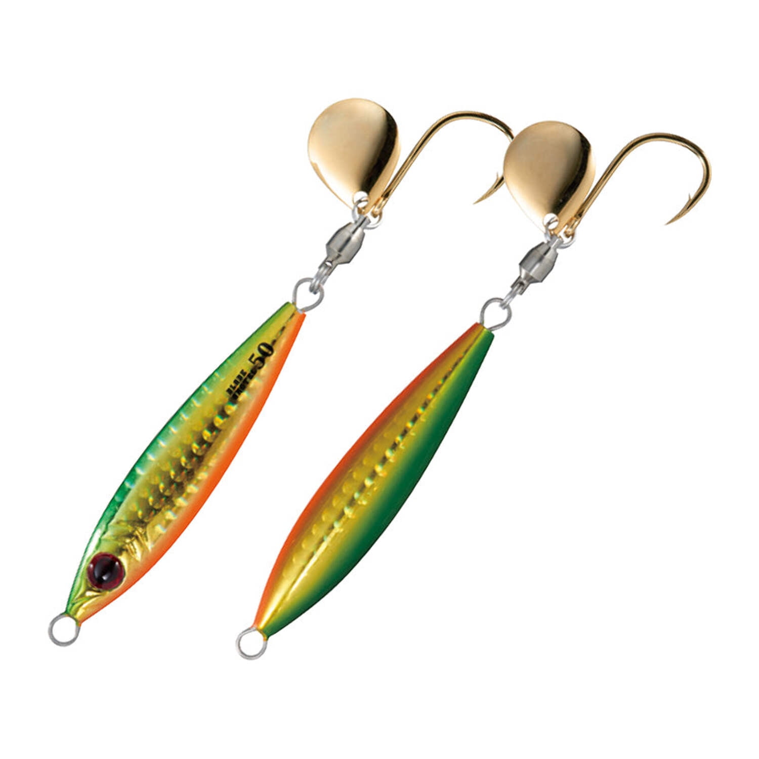 Shout! Blade Shotel Metal Sinking Jig with Assist Hook 128BS / 60g ...