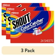 Shout Color Catcher, Dye-Trapping Sheets, 24 Sheets, Pack of 3 ...