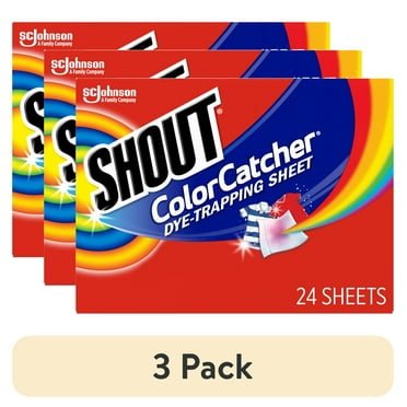 Shout Color Catcher, Dye-Trapping Sheets, 24 Sheets, Pack of 3 ...