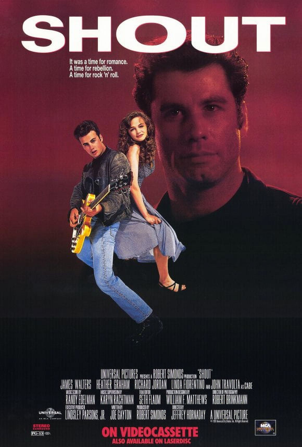 Shout - movie POSTER (Style B) (11" x 17") (1991) - Walmart.com