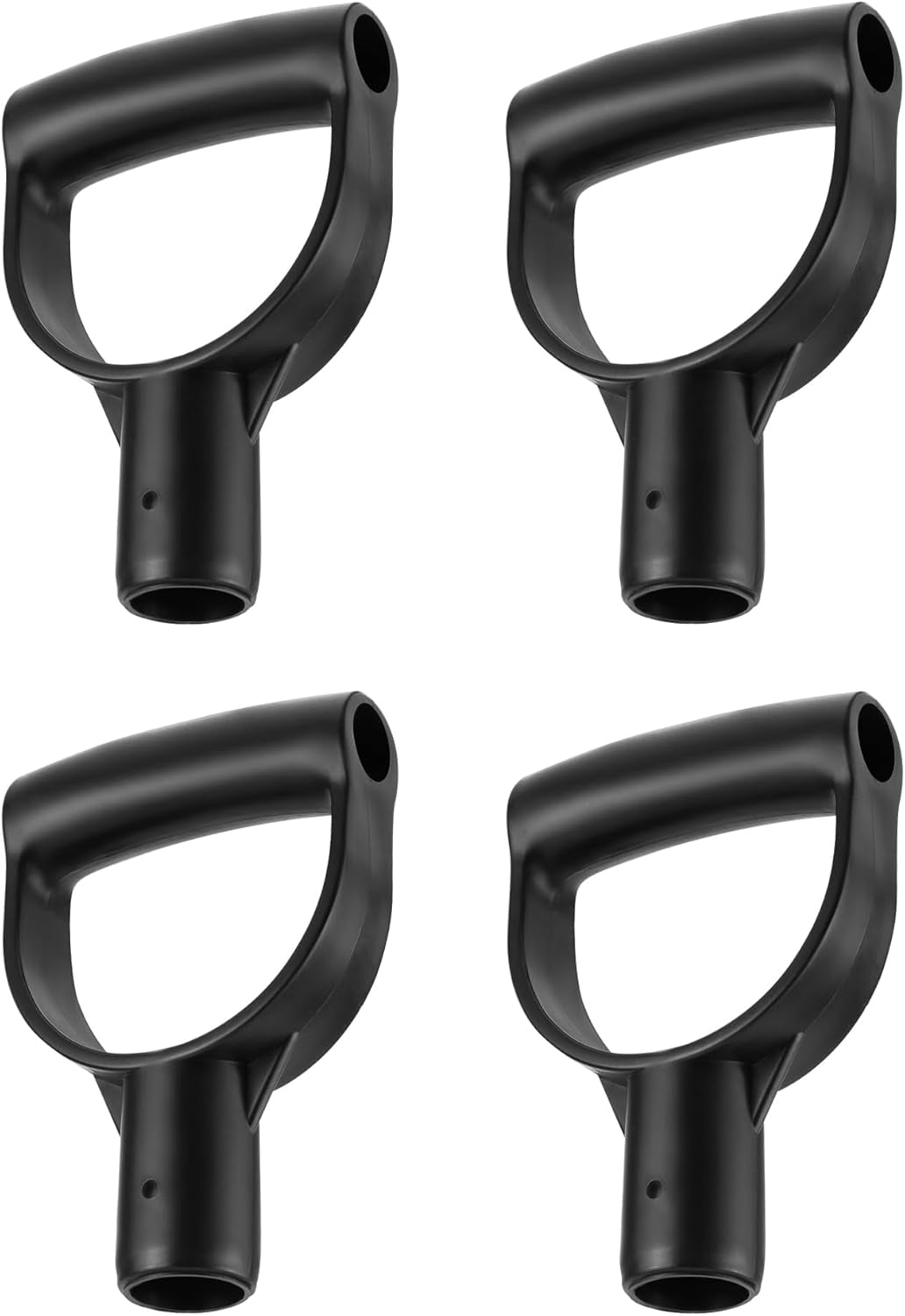 Shovel D Grip Handle, 4 Pack 1-1/8" Inside Diameter PVC D Shaped Grip ...