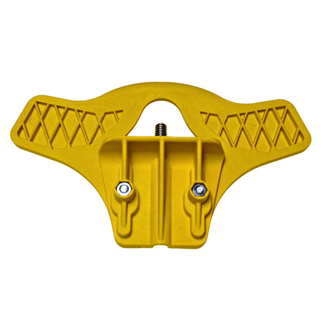 Shovel Non-Skid Shovel Attachment -Set of 2 Sturdy & Heavy Duty Yellow ...