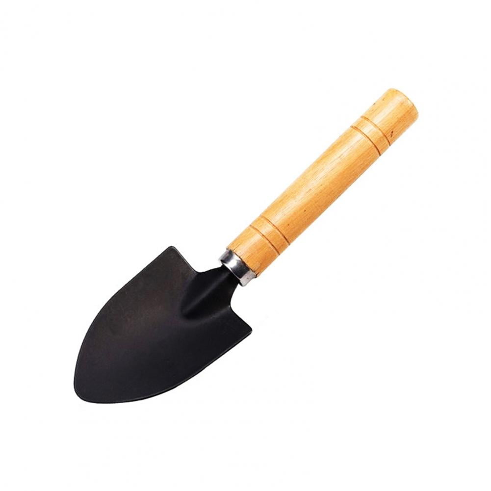 Shovel Rake Mini Size Loose Soil Wood Handle Garden Hand Tools Shovel ...