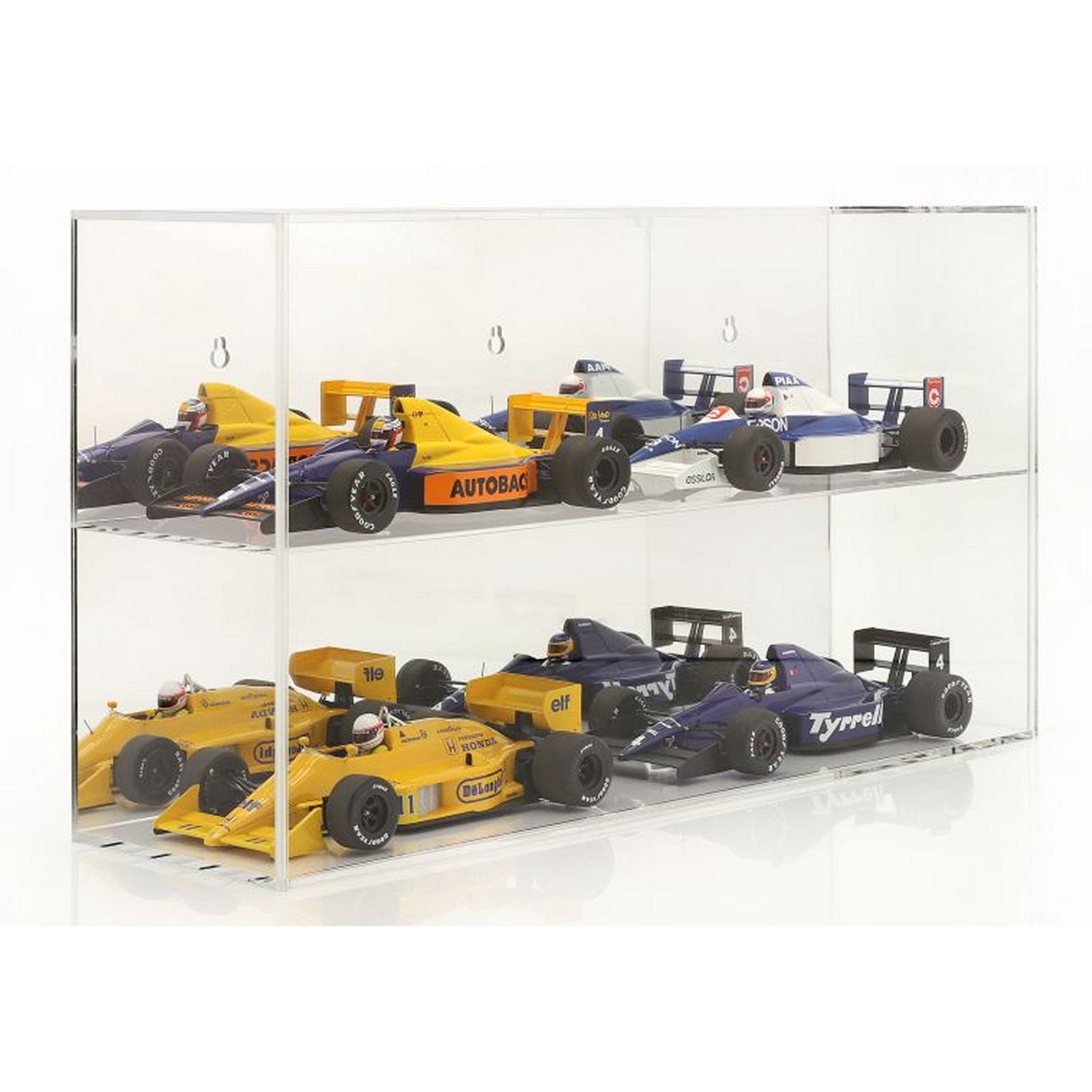 Show Case For Four 1:18 Models Case [1:18 scale in Clear] - Walmart.com