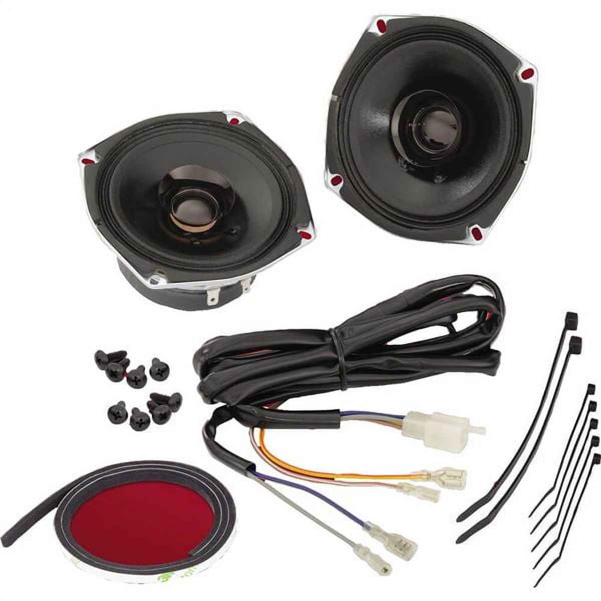 Show Chrome Rear Speaker Kit For Honda GL1800 Goldwing - 52-607 ...