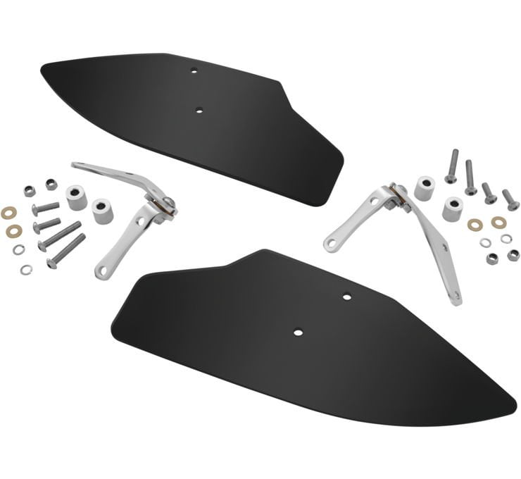 Show Chrome Accessories Upper Wind Deflector Kit - Walmart.com