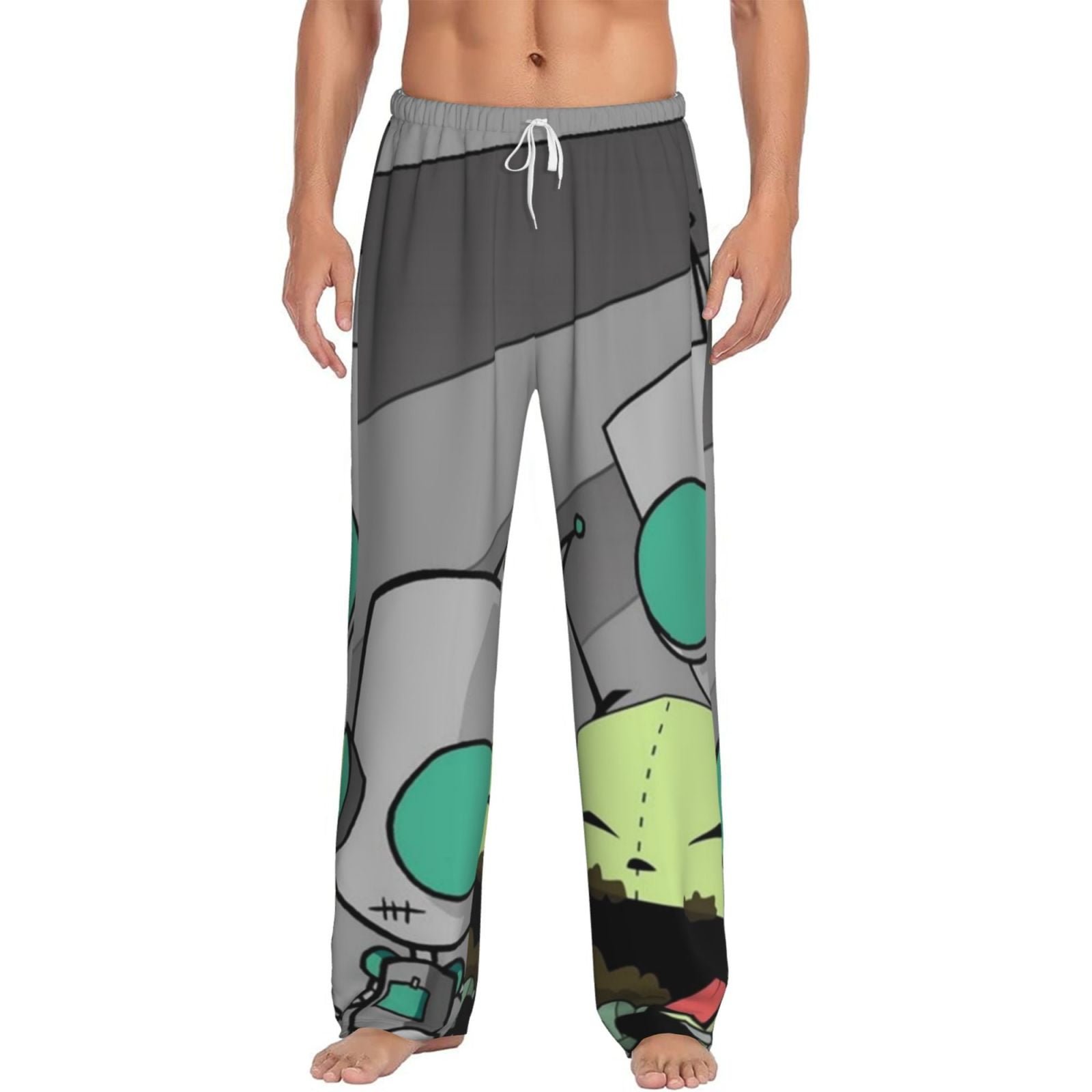 Show Invader Zim Gir Men's Pajama Pants With Pockets Lounge Fashion ...