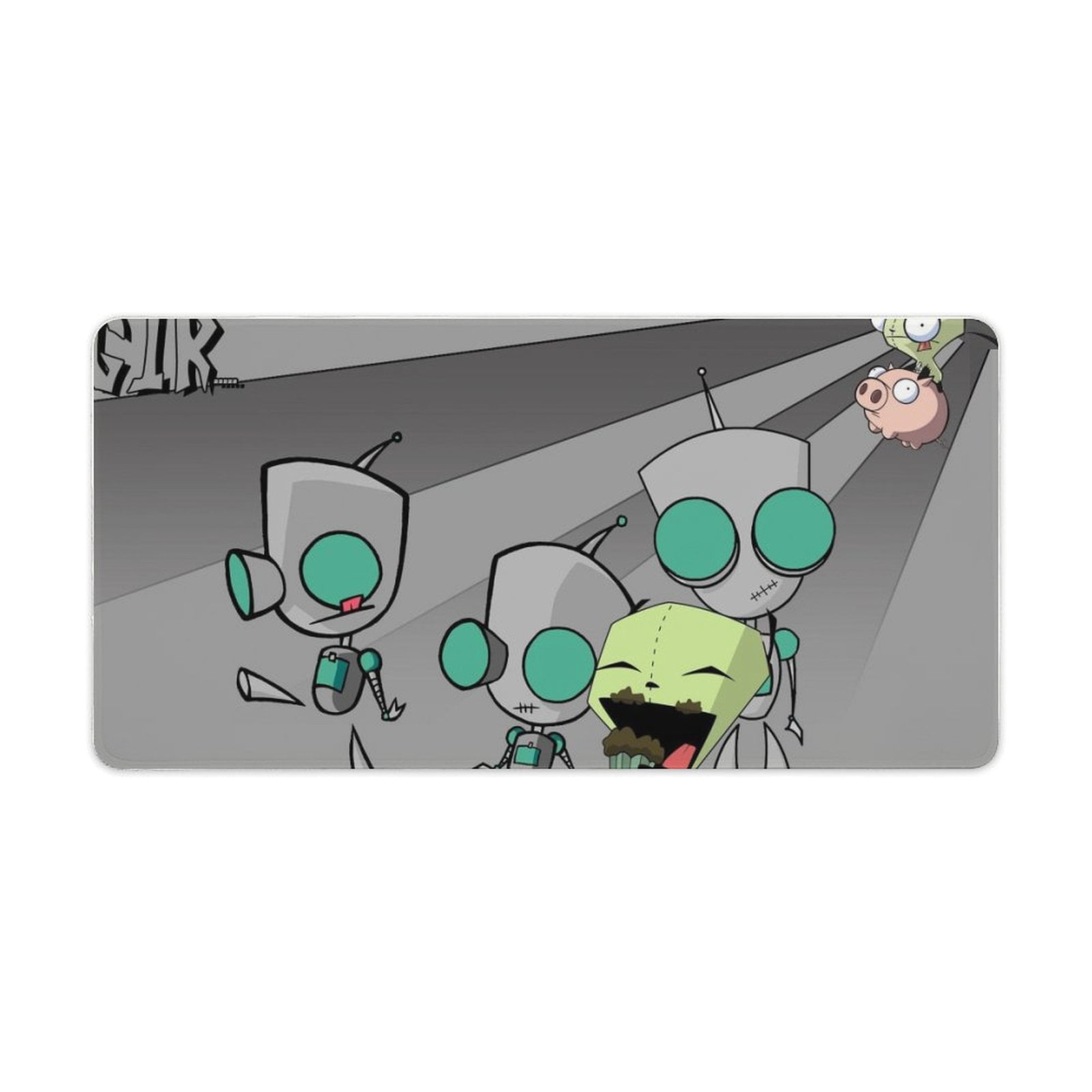 Show Invader Zim Gir Mouse Pad Extended Gaming No-sliped Large Desk Mat ...
