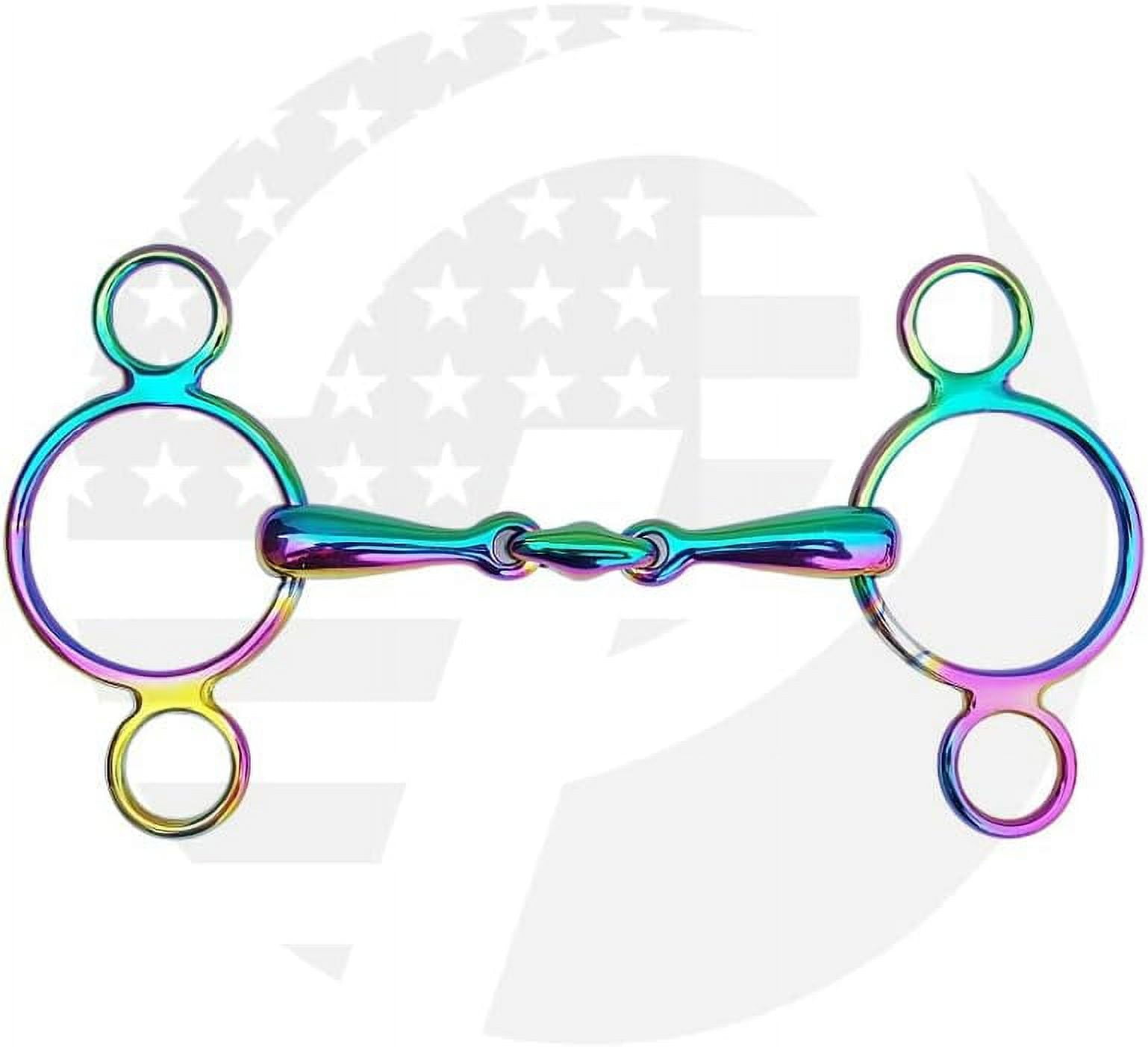 Show Jumping Horse Elevator BIT Snaffle with Oval Steel - Walmart.com