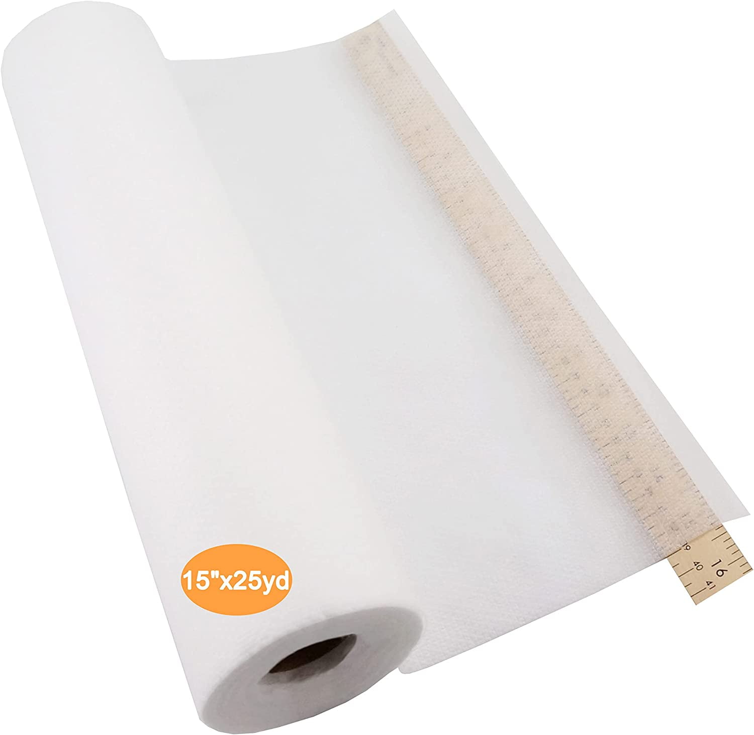 No Show Mesh Machine Embroidery Stabilizer Backing 15" x 25 Yd roll ...