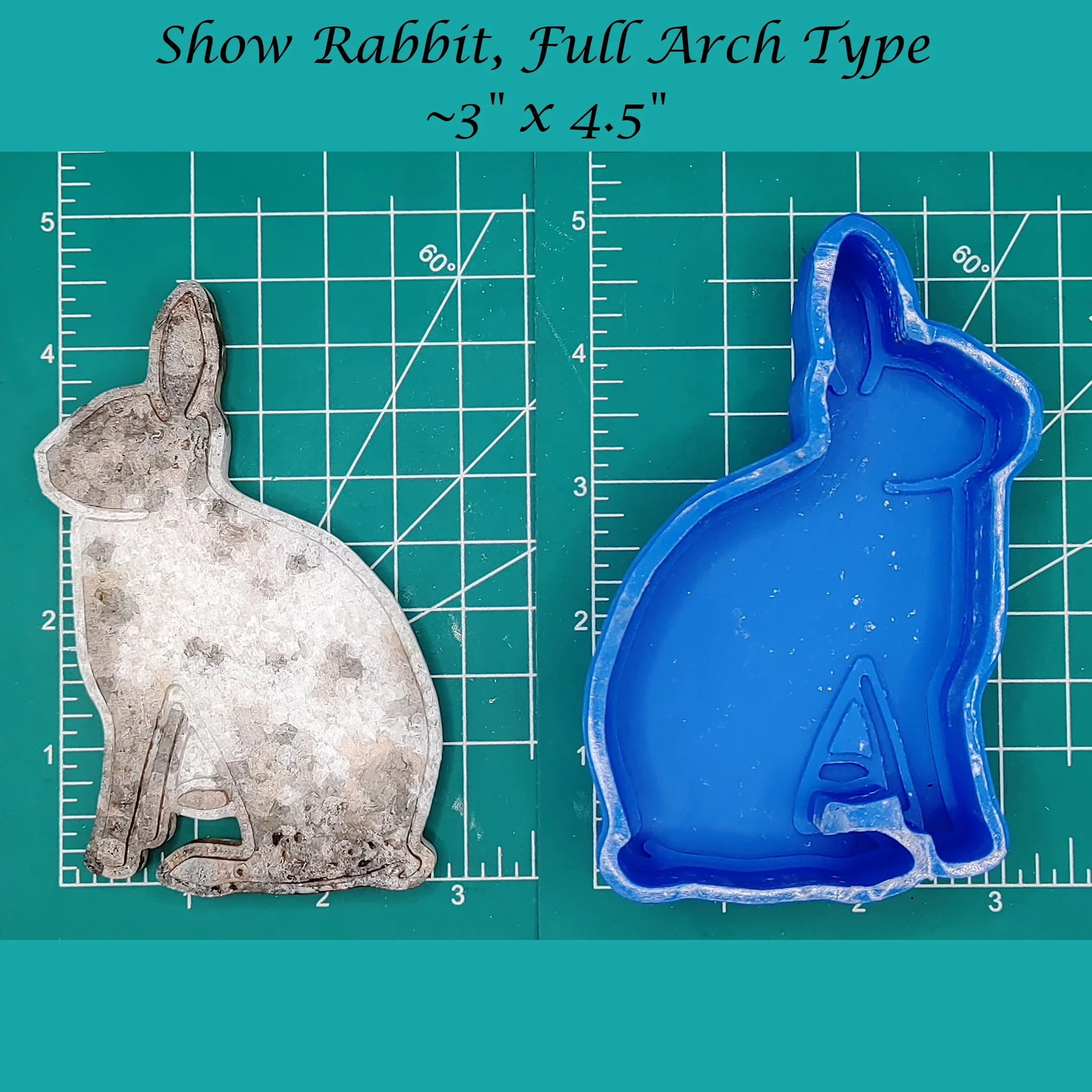 Show Rabbit - Full Arch Type - Silicone freshie Mold - Walmart.com