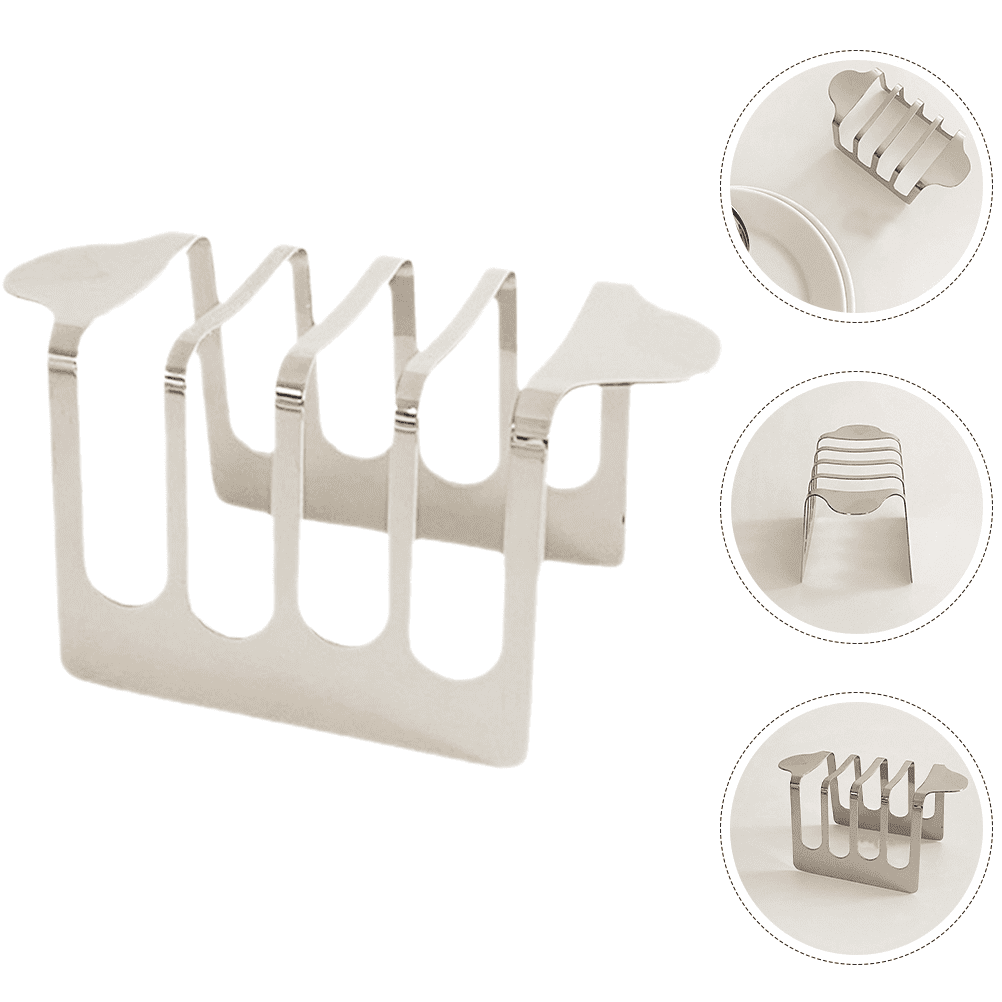 Show Rack Countertop Bread Toast Storage Holder Kitchen Supply Reusable ...