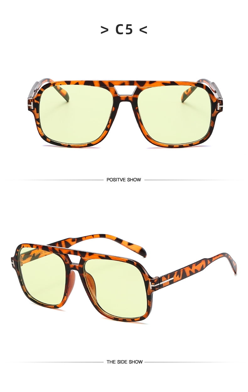 Show-Stopping Eyewear: Wide Frame Retro Sunglasses for Trendsetting ...