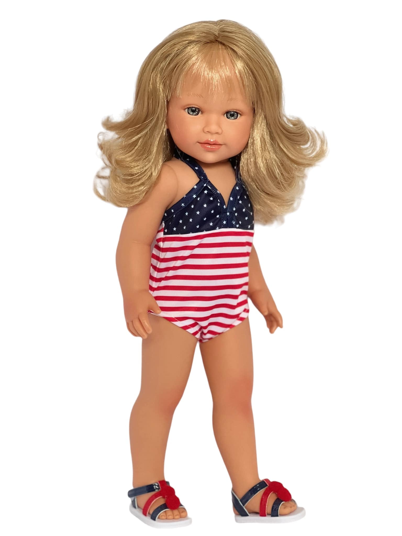 Show Your Patriotism in Style: Flag Patriotic Swimsuit for 18-Inch ...