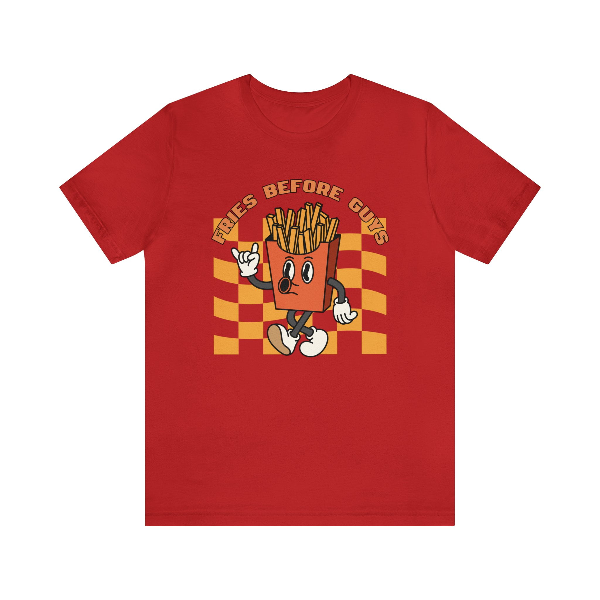 Show Your Sassy Side: Fries Before Guys T-shirt for Confident Ladies ...