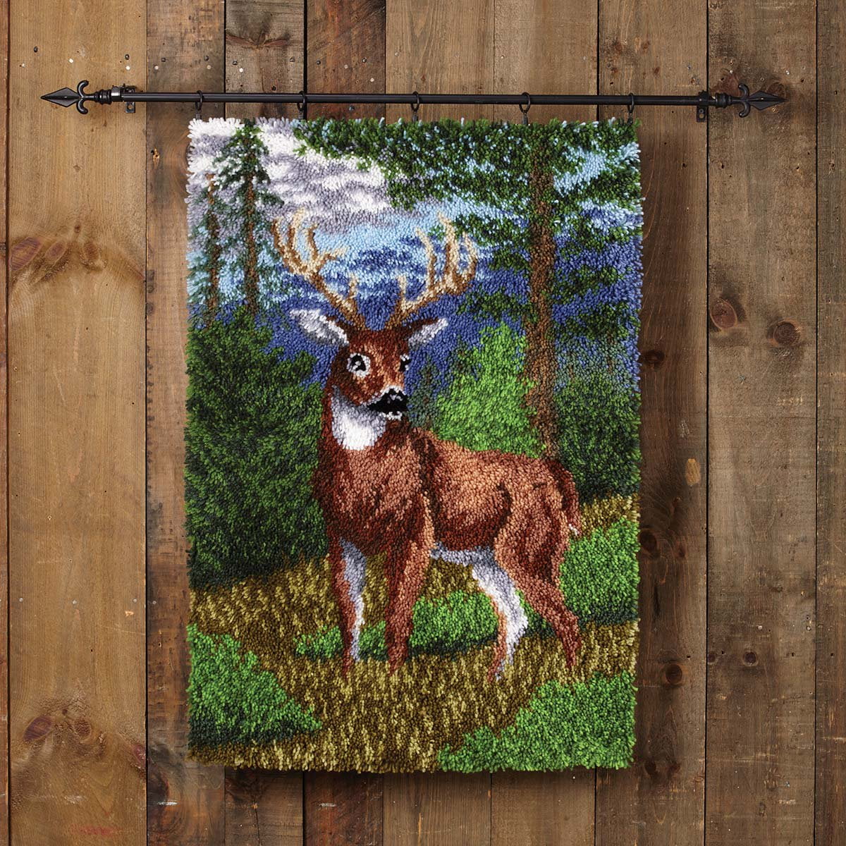 ShowNiceArt Latch Hook Kit, Deer | DIY Yarn Carpet Crafting Arts ...