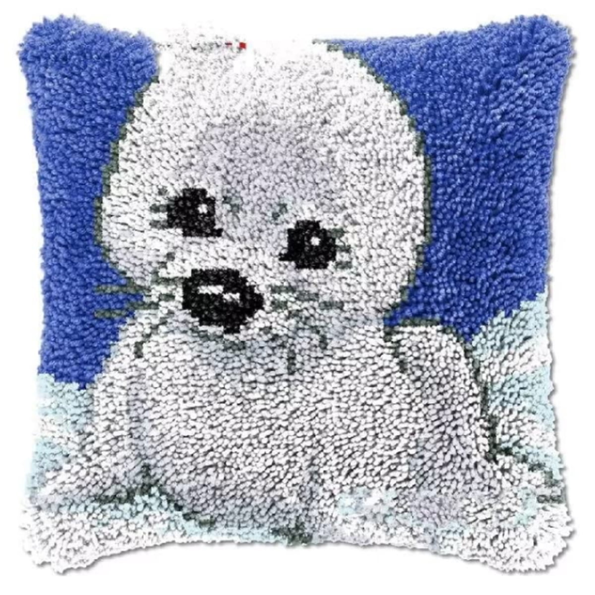 ShowNiceArt Latch Hook Pillow Kits, Embroidery Pillow Making Kits with ...