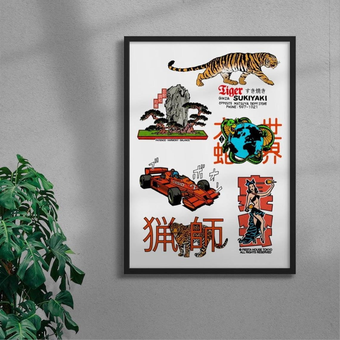 Showa Marks 1 Aesthetic Wall Art Print Minimalist Poster For Bedroom ...