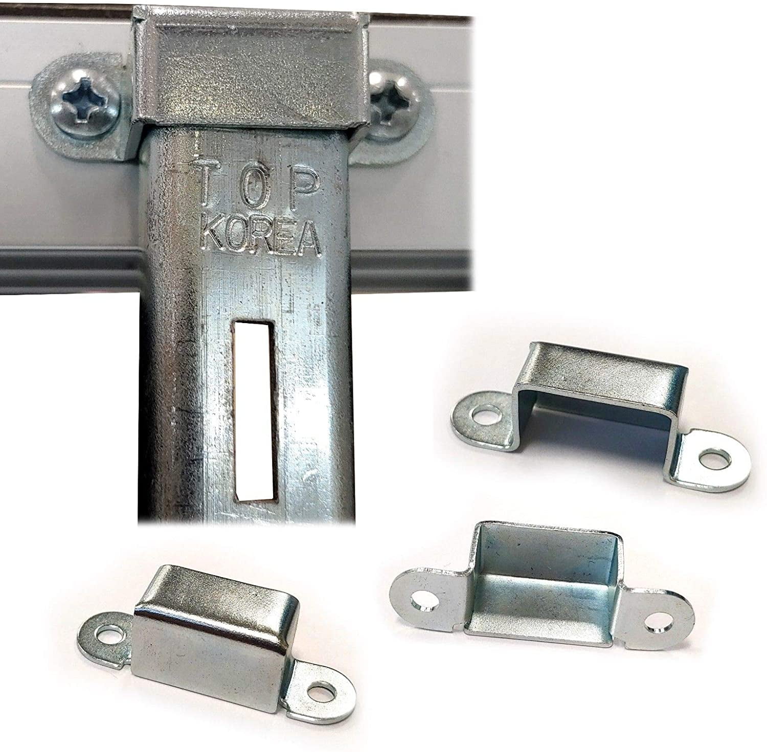 Showcase Interior Standard Clips, Display Case Bracket Channel Holder ...