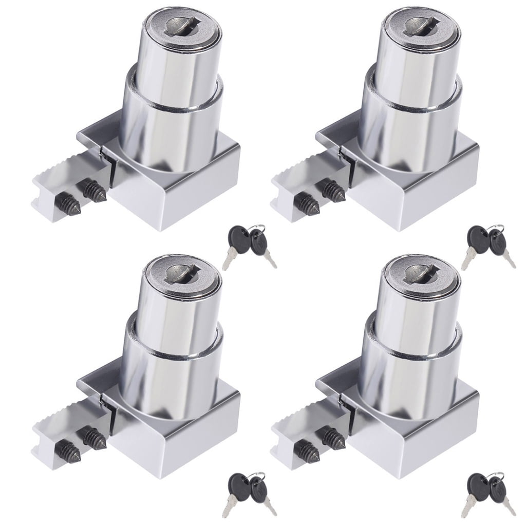 Showcase Lock Glass Cabinet Lock, Plunger Push Lock - Walmart.com
