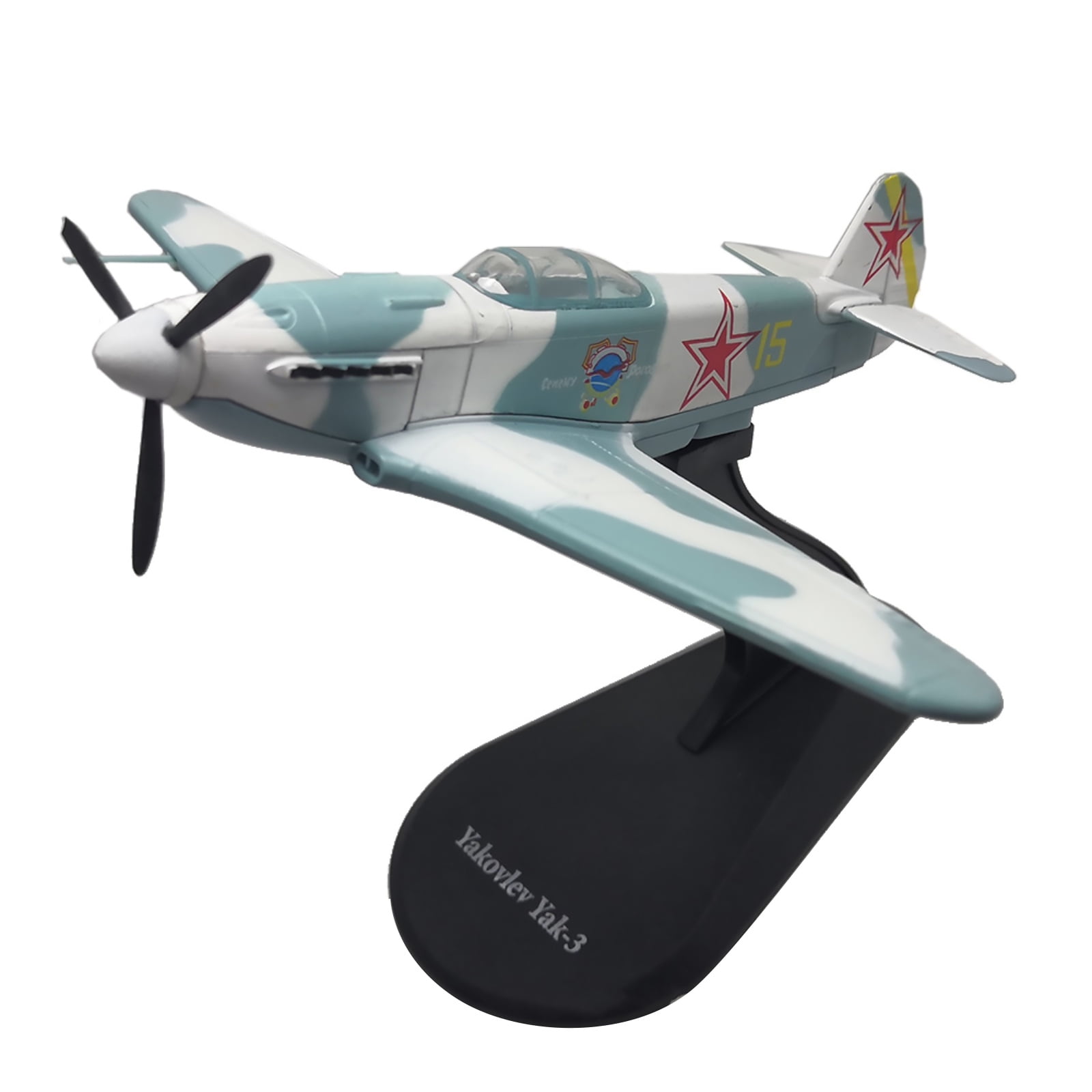 Showcase-Ready WWII Yak-3 Fighter Alloy Model Airplane for Home Decor ...