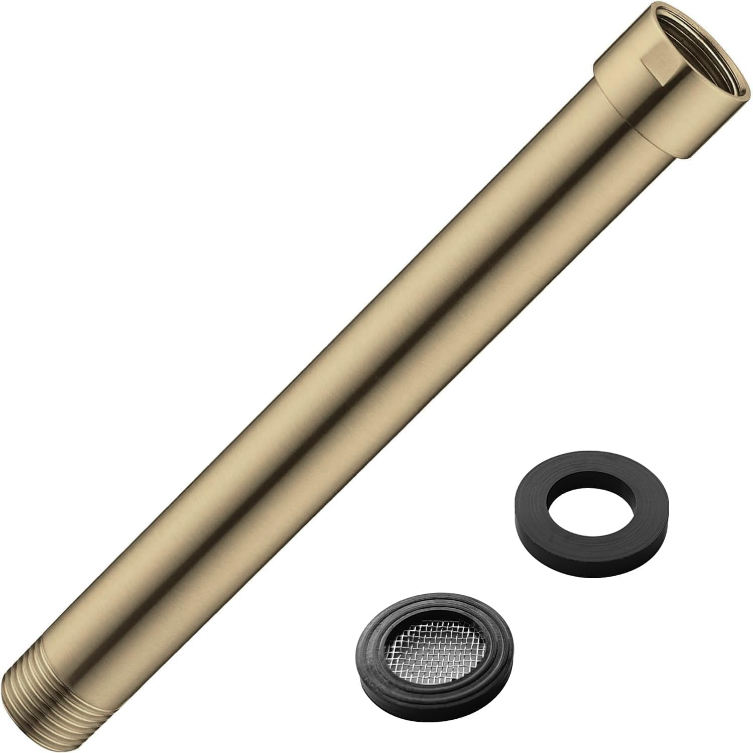 Shower Arm Extender 8 Inch Straight Extension Pipe Arm for Rainfall and ...