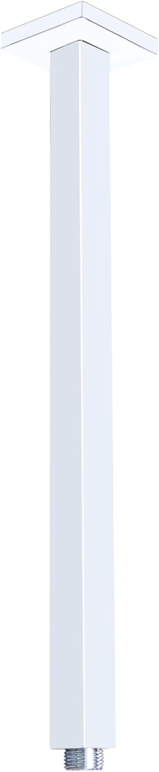 Shower Arm with Flange and Teflon Tape for High Ceiling or Fixed Rain ...