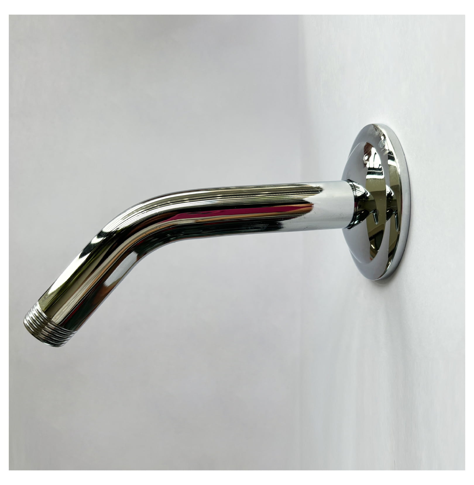 Shower Arm with Flange, 1/2 NPT Rain Shower Head Extension - Wall Mount ...