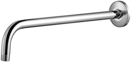 Shower Arm with Flange, 12 in Wall Mount Replacement Angle Shower Head ...