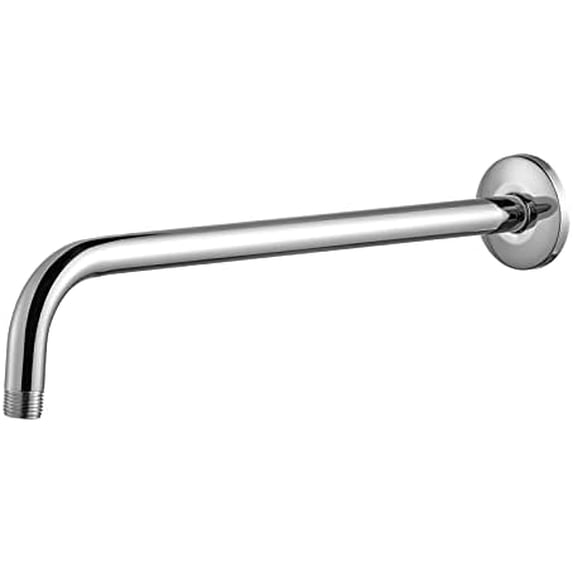 Shower Arm with Flange, 12 in Wall Mount Replacement Angle Shower Head ...