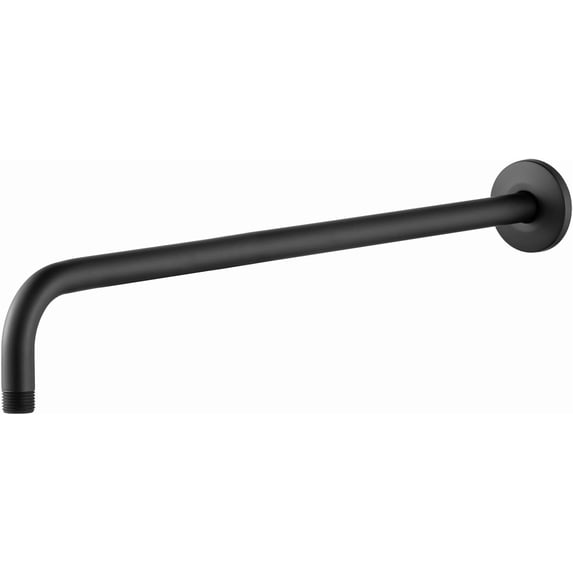 Shower Arm with Flange, 24 in Wall Mount Replacement Angle Shower Head ...