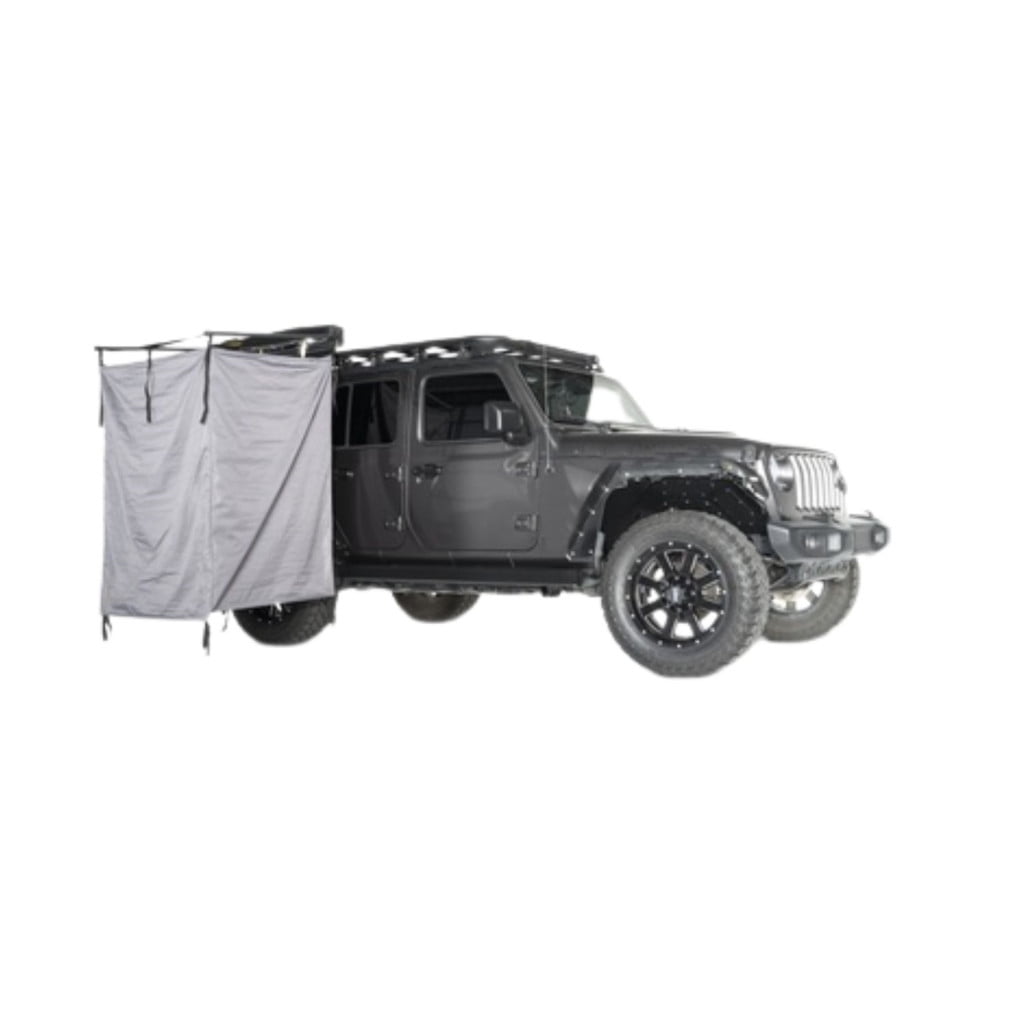 Shower Awning | Tactical Gray | Universal | 1000D PVC Cover | Anodized ...