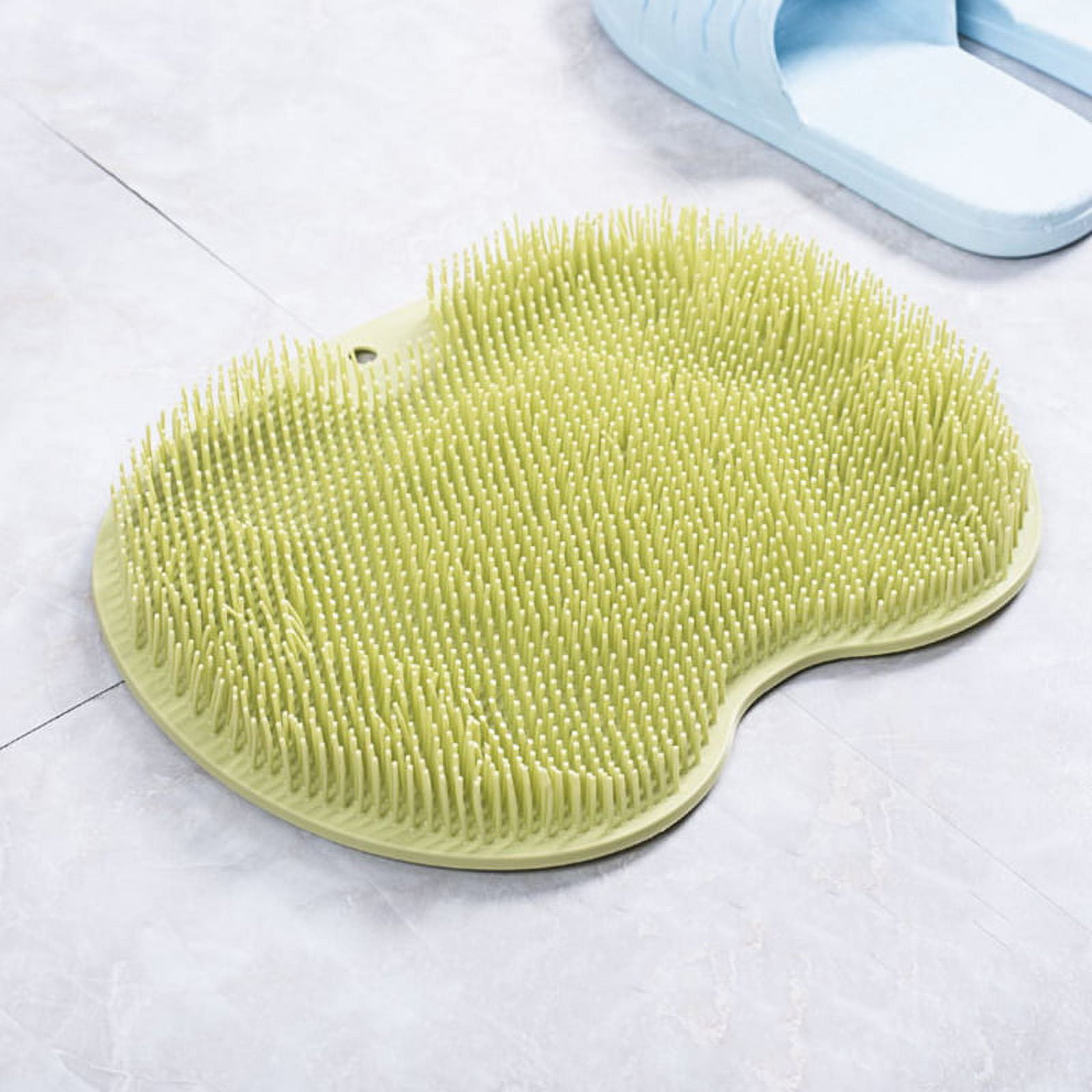 Shower Back & Foot Scrubber,Wall Mounted Back Scrubber Silicone Bath ...