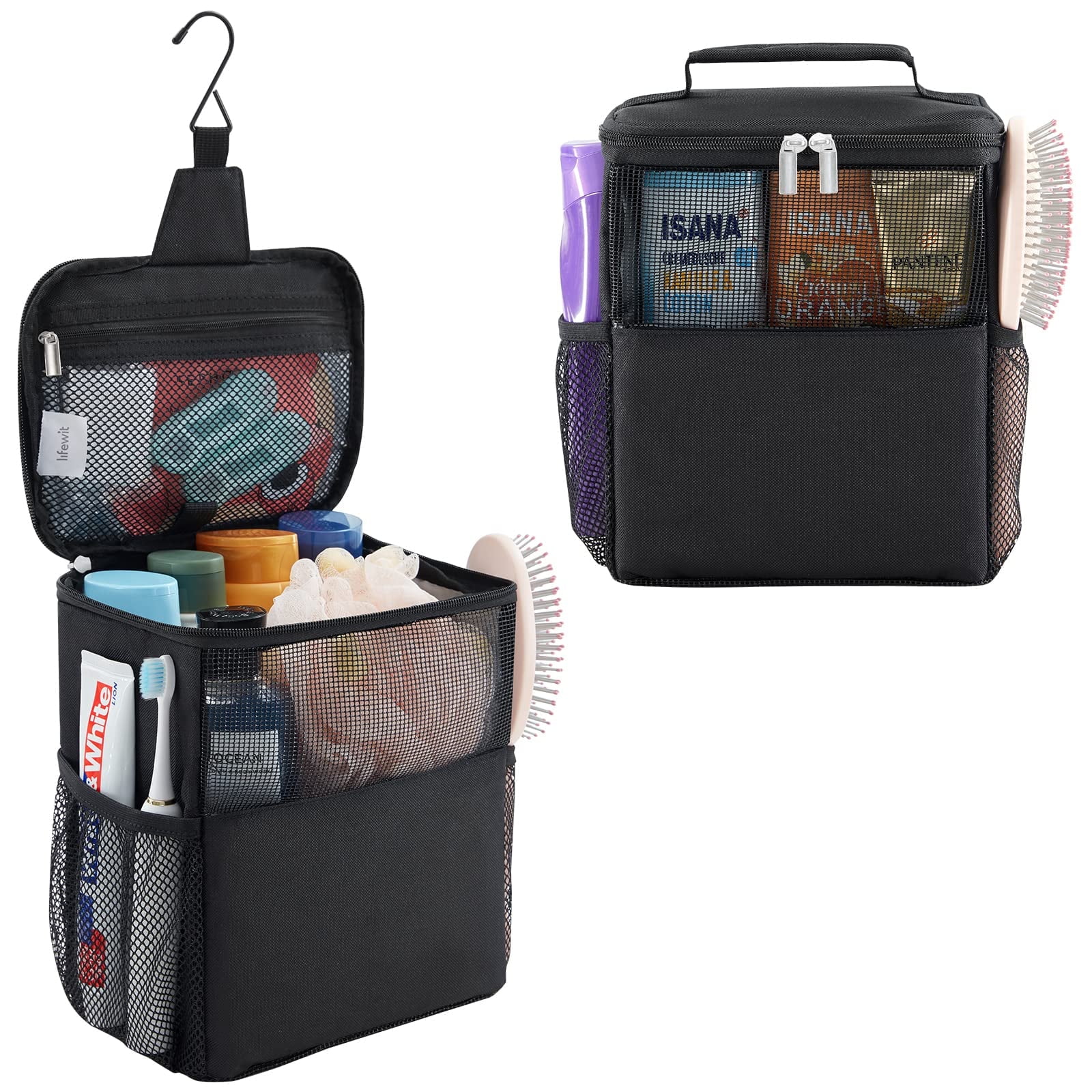 Shower Bag Mesh Shower Caddy Portable College Dorm Room Essentials Tote ...