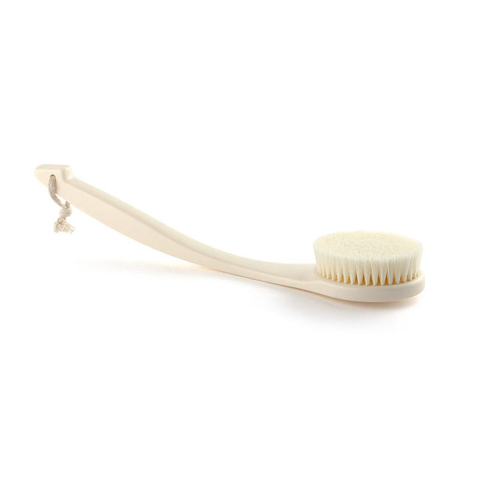 Shower Bath Body Brush Curved Long Handle Soft Bristles Gentle ...