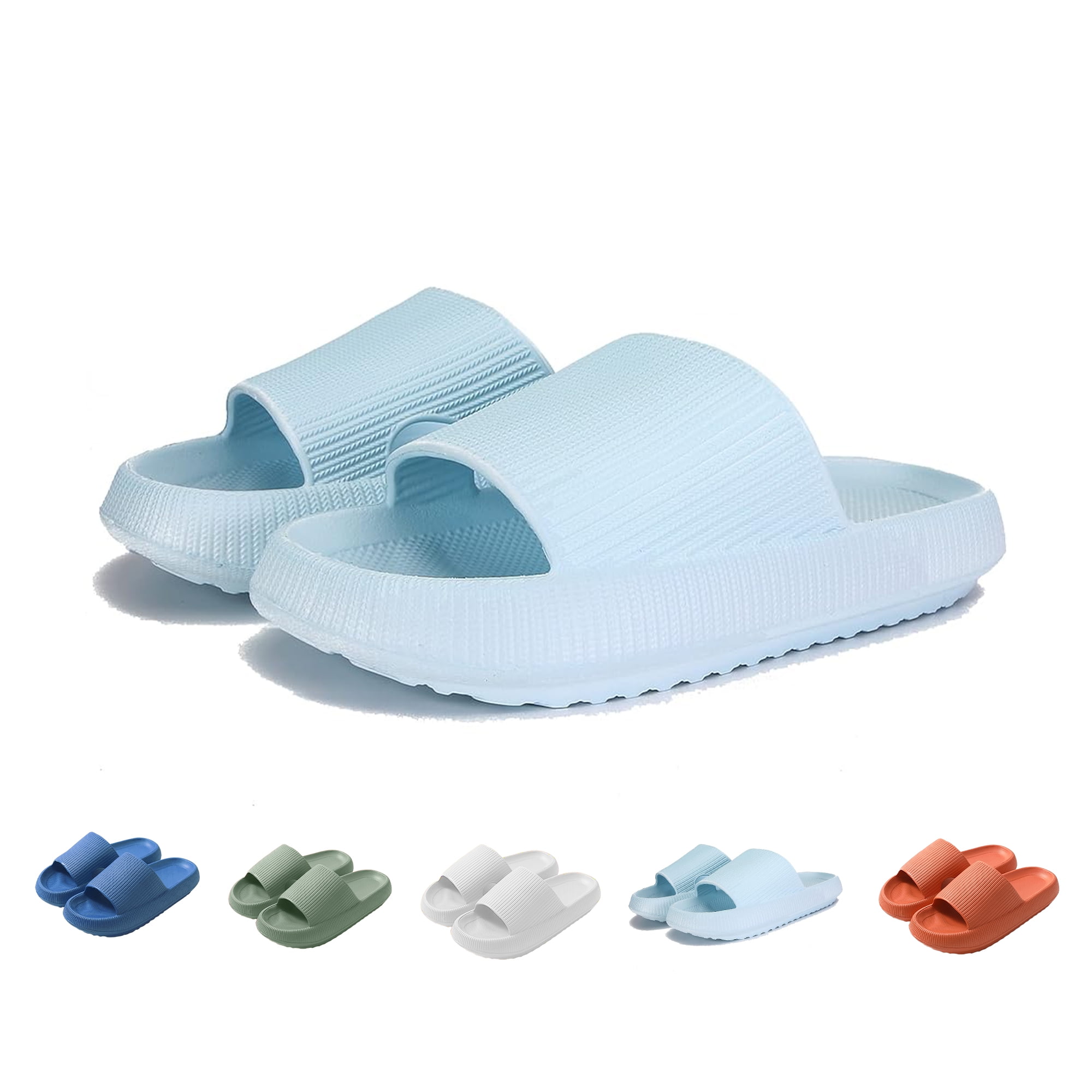 Cloud Slide Sandal for Women and Men, Pillow Slippers Thicken Sole ...
