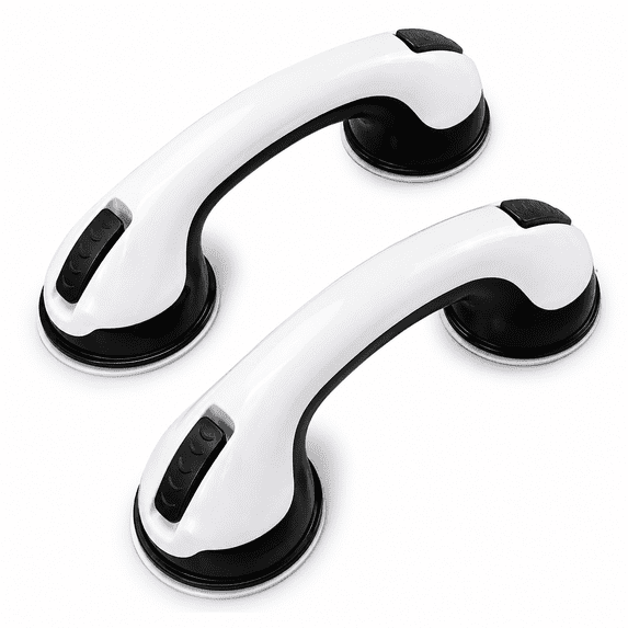 Shower or Bathtub Suction Cup Handles,2-Pack,12-inches - Safety Support ...